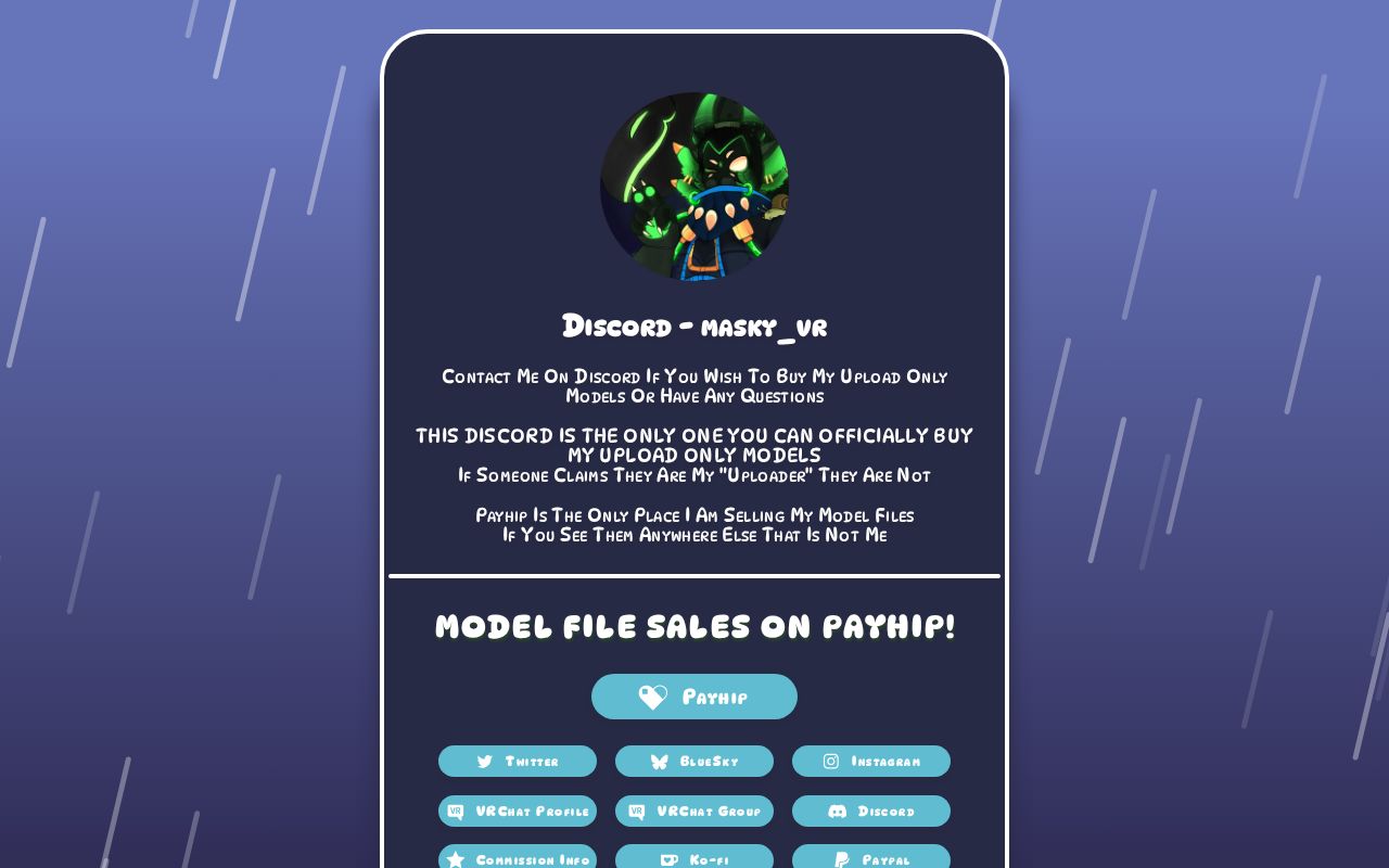 Masky's Model Market